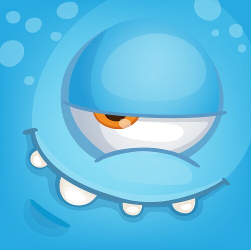 Monster face Royalty Free Vector Image - VectorStock