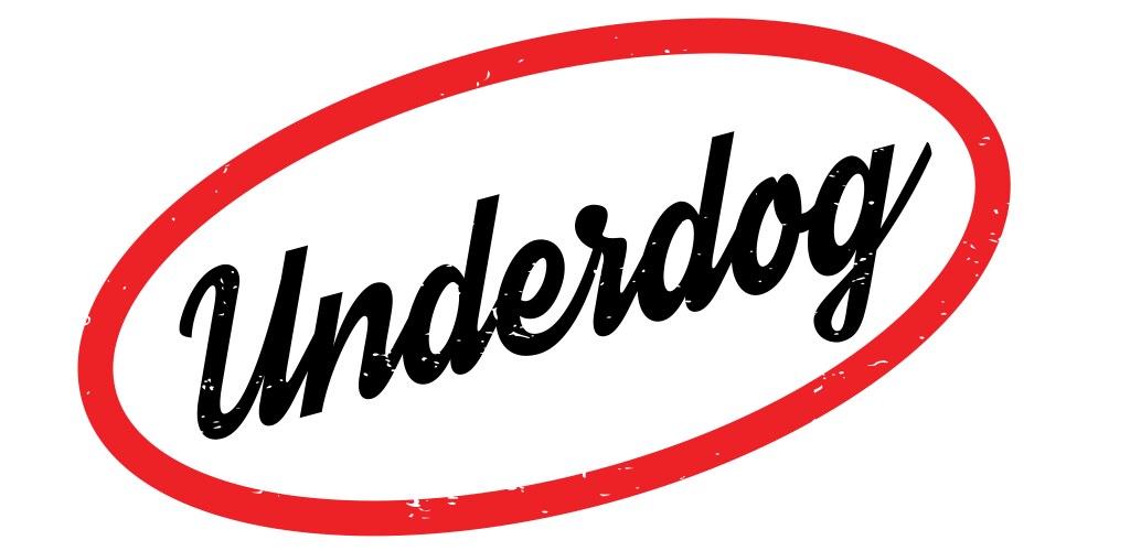 Underdog rubber stamp Royalty Free Vector Image