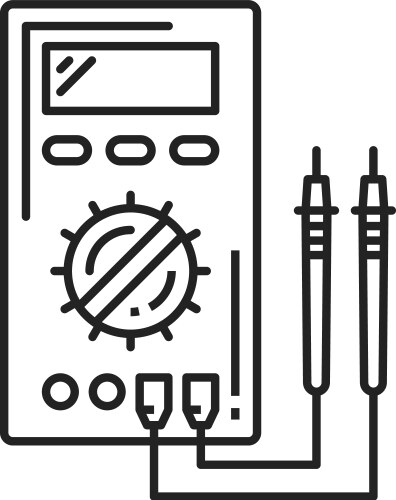Voltmeter Royalty Free Vector Image - VectorStock