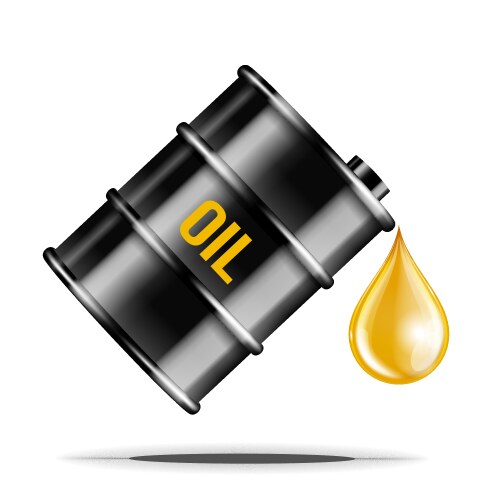 Drop of oil Royalty Free Vector Image - VectorStock