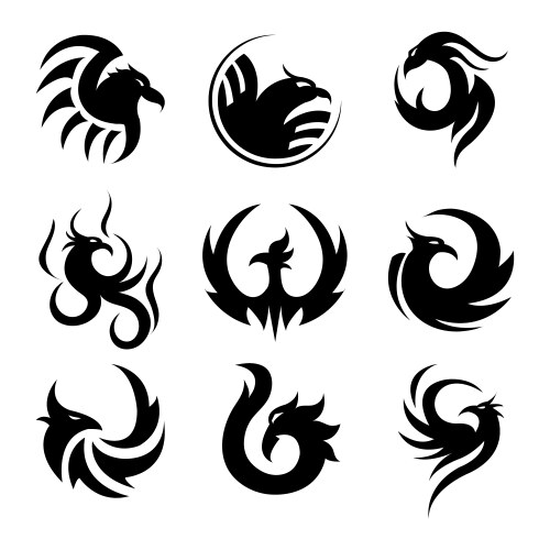 Phoenix Tattoo Vector Images (over 8,100)