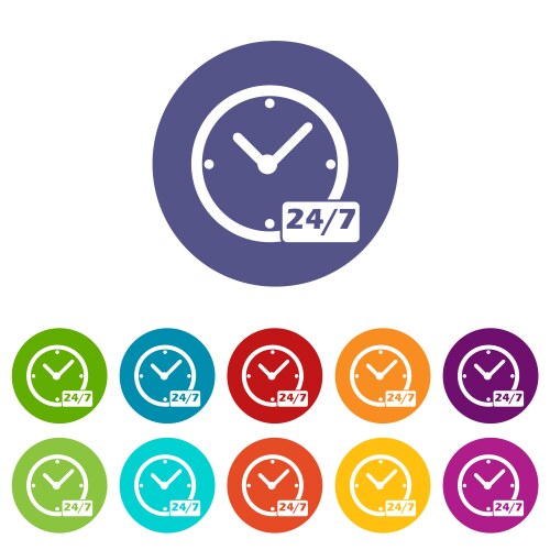 Green clock icon Royalty Free Vector Image - VectorStock