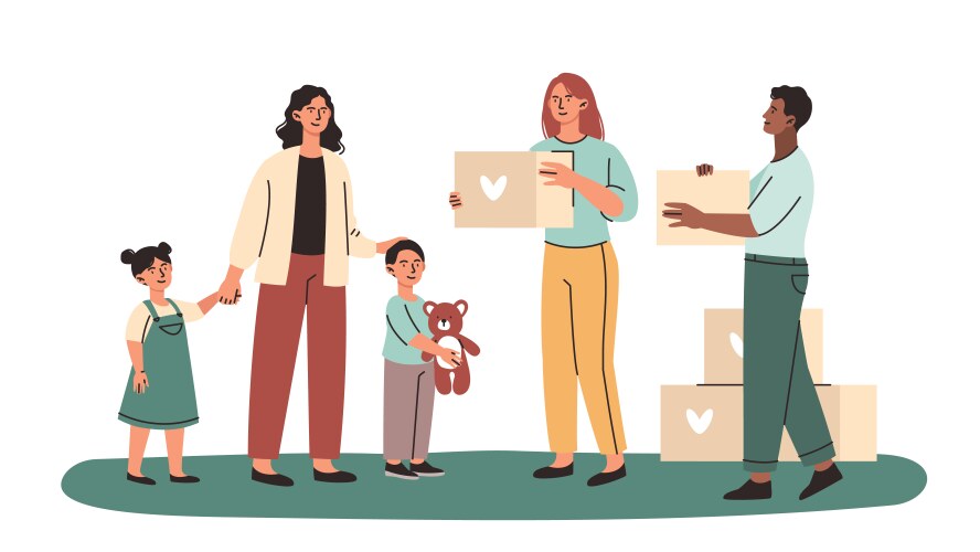 Poor Family Vector Images (over 1,800)