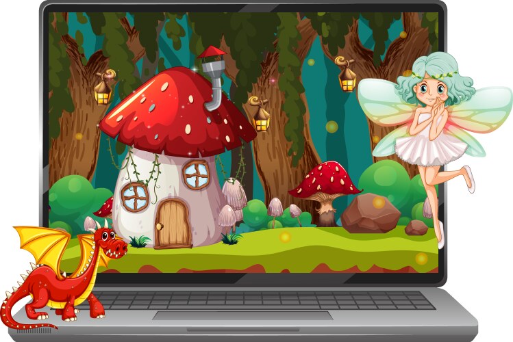 Laptop Scene Vector Images (over 6,200)