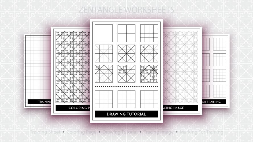 How to draw a entangle step by drawing Royalty Free Vector