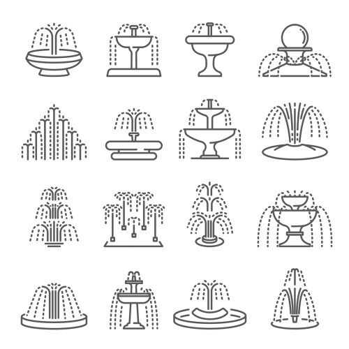 Fountain Outline Vector Images (over 8,900)