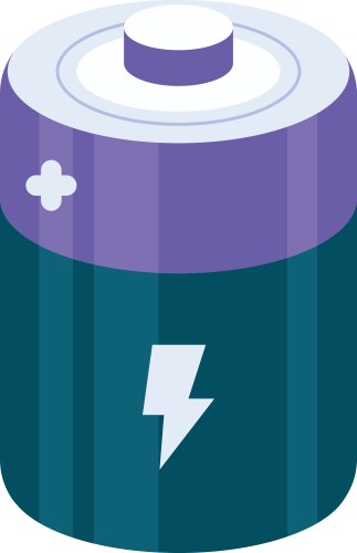 High performance battery indicator Royalty Free Vector Image