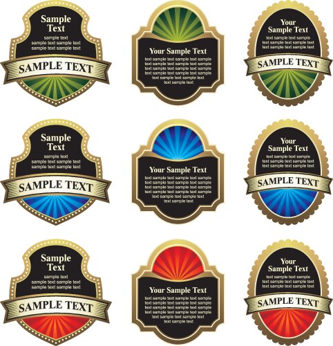 Label Royalty Free Vector Image - VectorStock