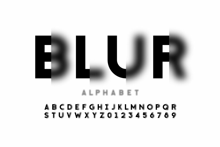 Censored style font design alphabet letters Vector Image