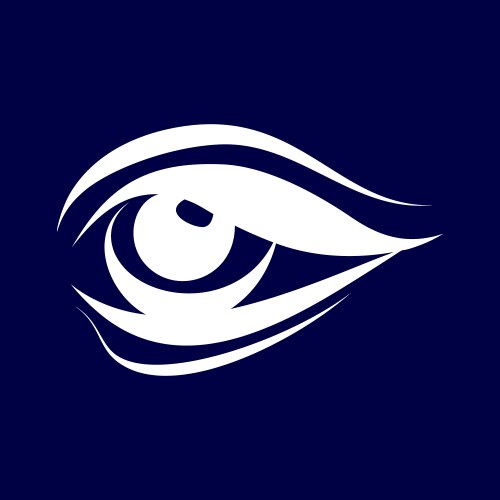 Symbol of eye Royalty Free Vector Image - VectorStock