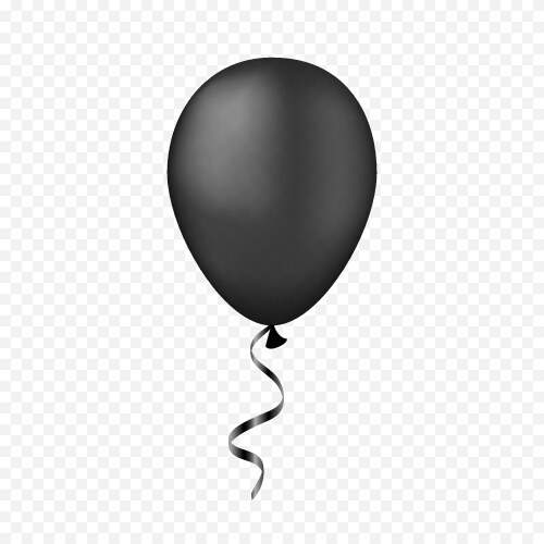 Transparent blue balloons Royalty Free Vector Image