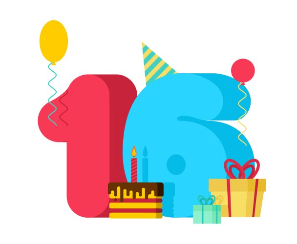 16 Number Vector Images (over 2,400)