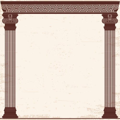 Ancient greek background Royalty Free Vector Image