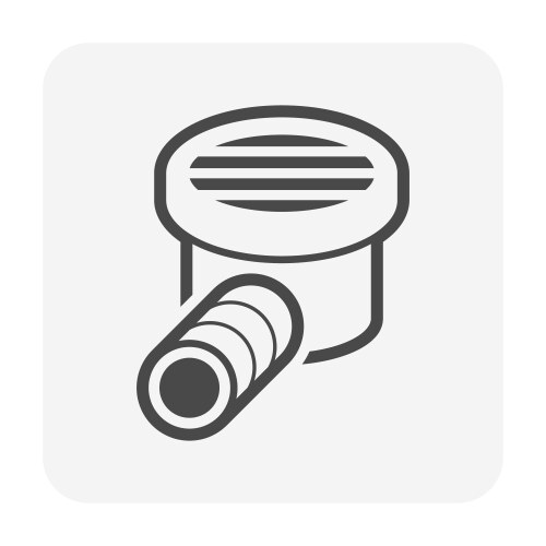 Garden drainage icon Royalty Free Vector Image