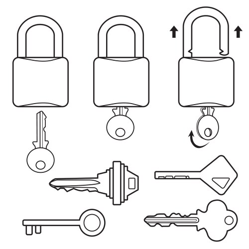 Keys Key Outline Vector Images (over 83,000)