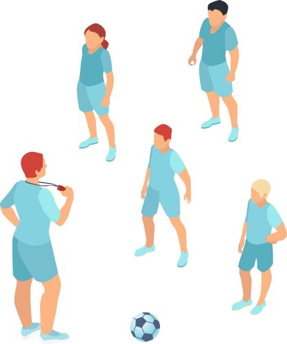 Kids at school lesson studying and learning Vector Image