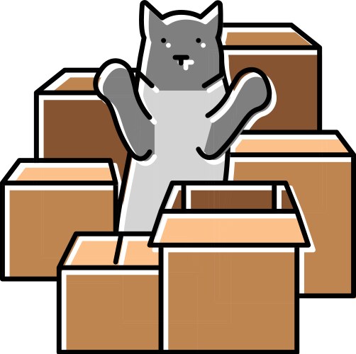 On preposition english color icon Royalty Free Vector Image