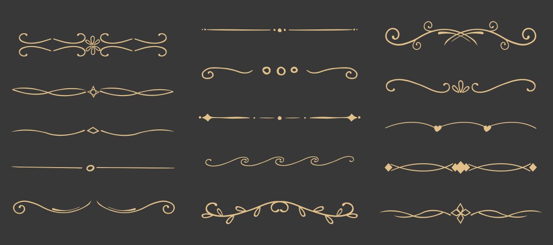 Fancy Underline Vector Images (over 100)