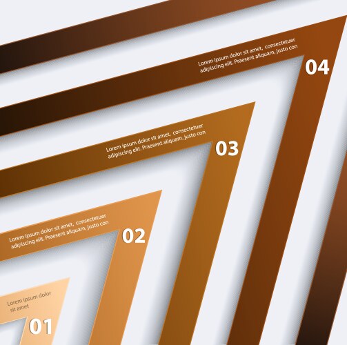 Paper stepwise economic graph infographics Vector Image