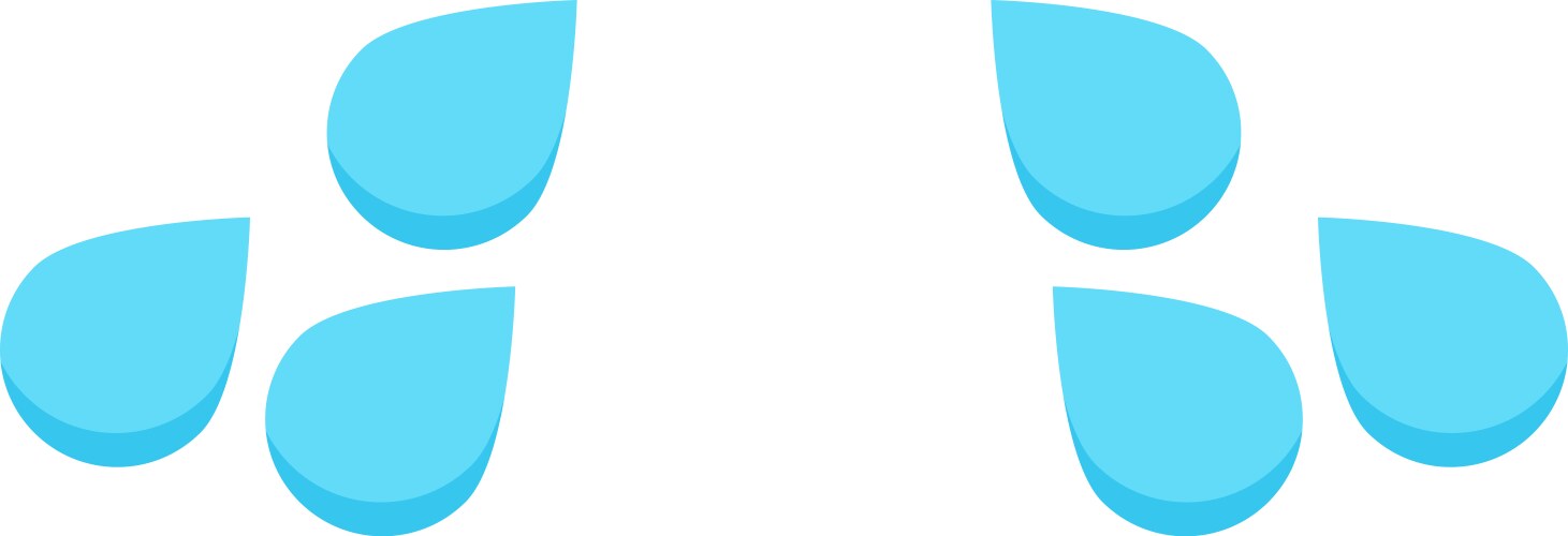 Sweat drops Royalty Free Vector Image - VectorStock