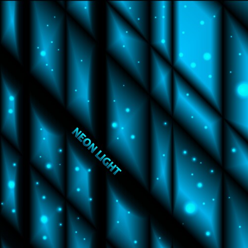 Abstract metal background with green light effect Vector Image