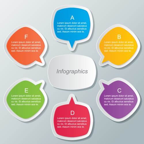 Infographic background Royalty Free Vector Image