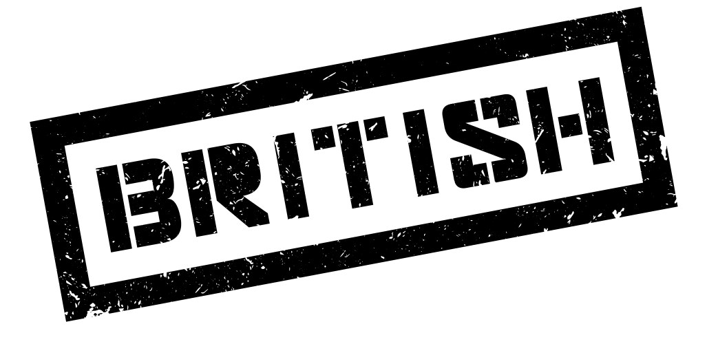 British rubber stamp Royalty Free Vector Image