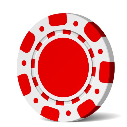 Poker chip Royalty Free Vector Image - VectorStock