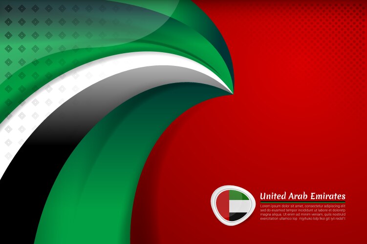 Uae background Royalty Free Vector Image - VectorStock
