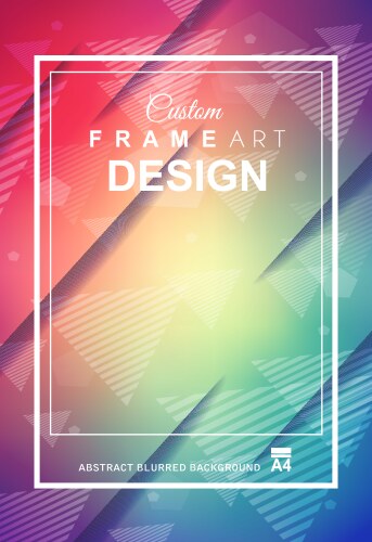 Abstract shape background design Royalty Free Vector Image