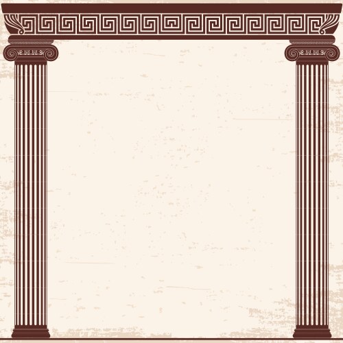 Ancient greek background Royalty Free Vector Image