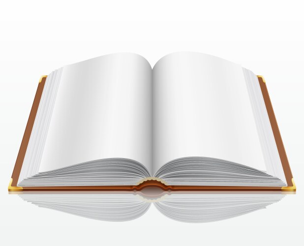 Open book Royalty Free Vector Image - VectorStock