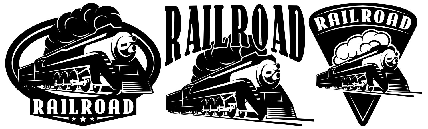 Old Railroad Logos Vector Images (over 920)