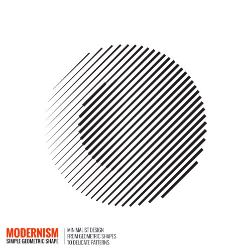 Abstract geometric shape Royalty Free Vector Image