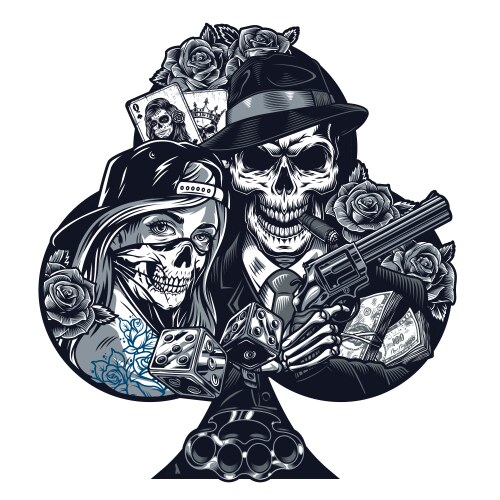 Chicano Skull Vector Images (over 190)