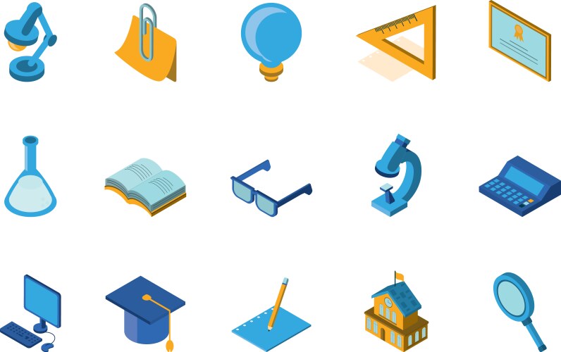 E-learning icon design Royalty Free Vector Image