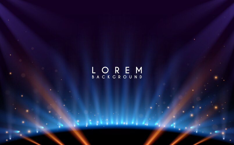 Abstract blue light rays background Royalty Free Vector