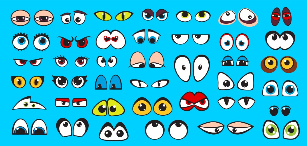 Cartoon Eyes Vector Images (over 290,000)
