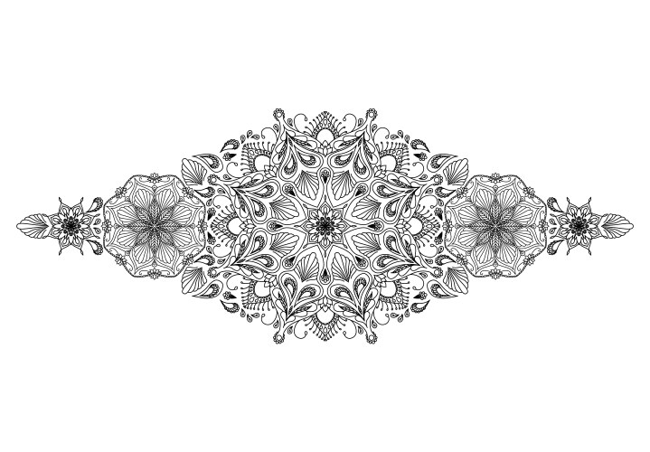 Mandala Border Vector Images (over 25,000)