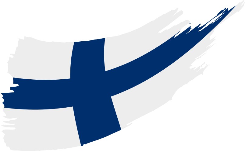 Finland Flag Symbol (20380279) – Royalty-Free Vector | VectorStock