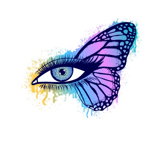 Eye Splash Lash Vector Images (70)