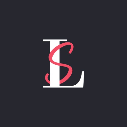 Elegant letter pn initials logo for corporate Vector Image