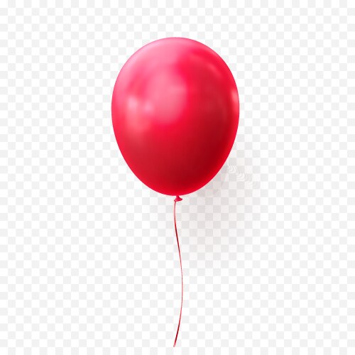 Red party balloon Royalty Free Vector Image - VectorStock