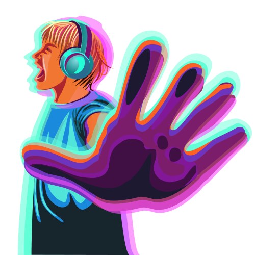 Dj Drawing Vector Images (over 3,000)