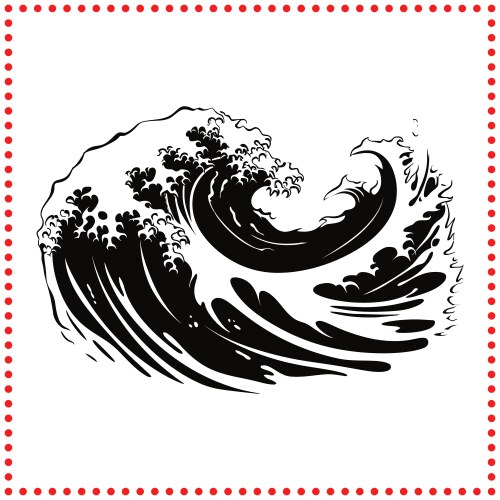 Crashing Wave Vector Images (over 1,400)