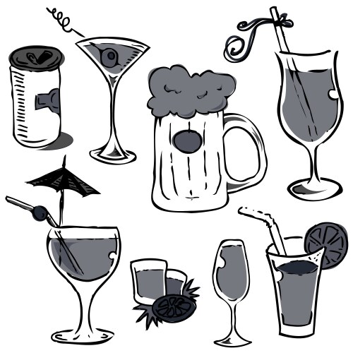 Alcohol Drawing Vector Images (over 50,000)