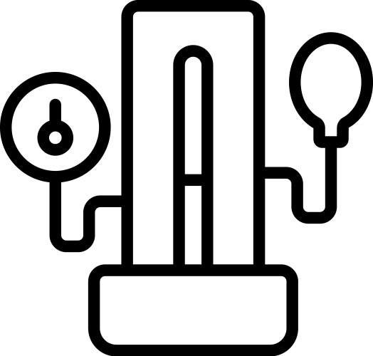 Bp machine Royalty Free Vector Image - VectorStock