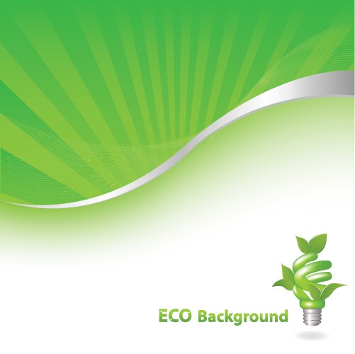 Green eco background earth Royalty Free Vector Image