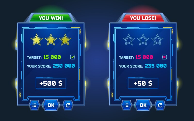 Game Menu Asset Vector Images (over 2,100)