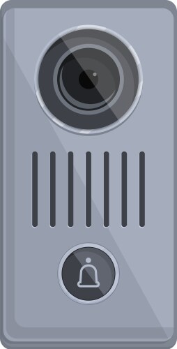 Intercom pictogram icon cartoon video door Vector Image